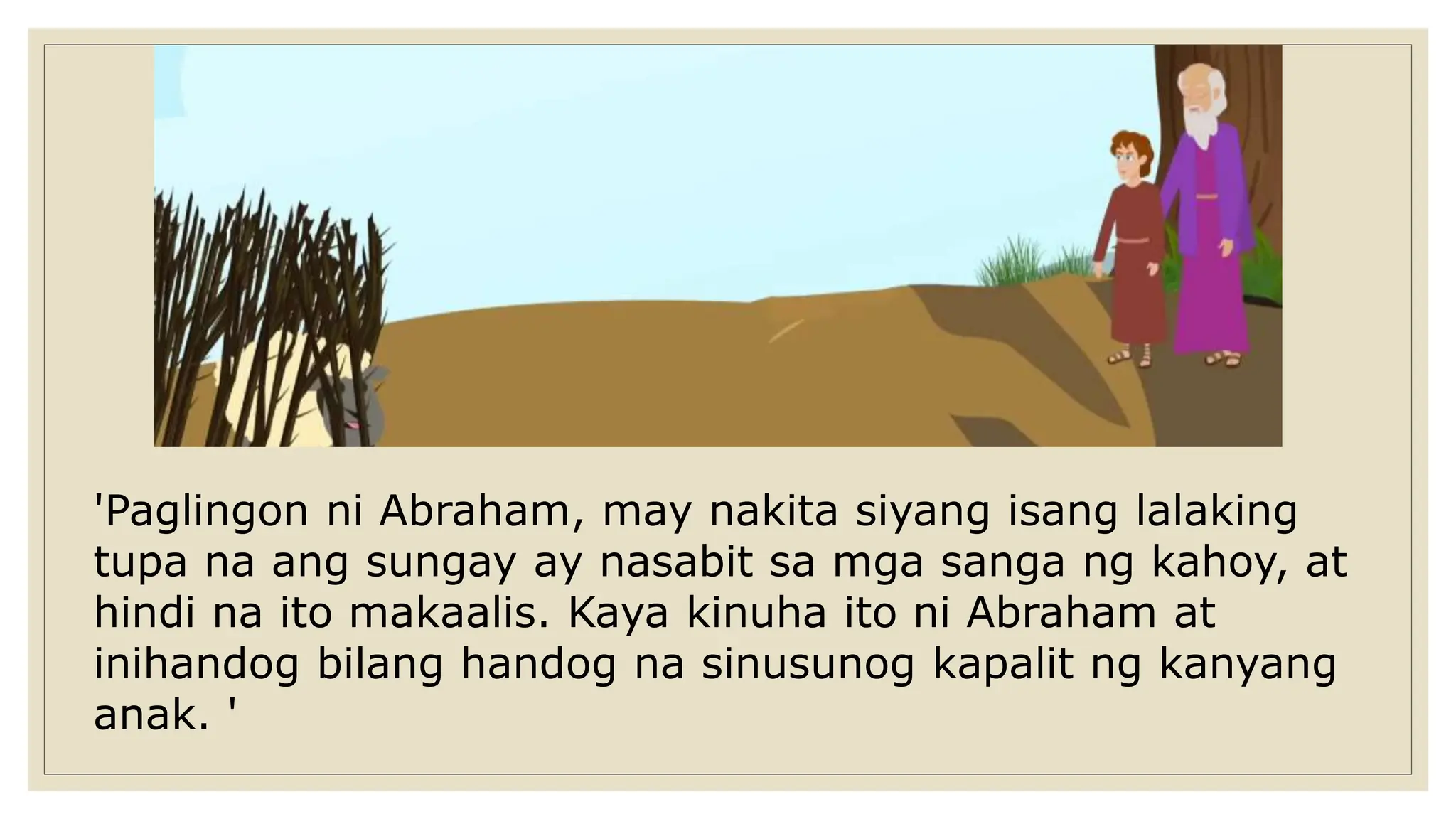 Sunday School Kids Lesson - Abraham and Isaac.pptx