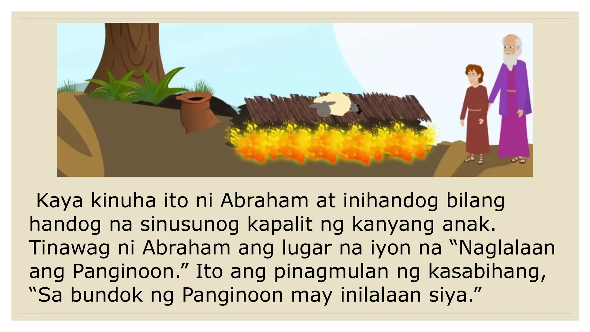 Sunday School Kids Lesson - Abraham and Isaac.pptx