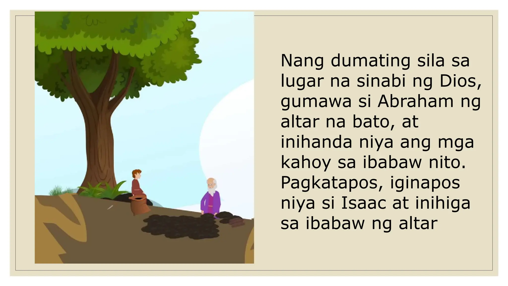 Sunday School Kids Lesson - Abraham and Isaac.pptx