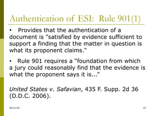 Sound E-Discovery Collection Practices | PPT