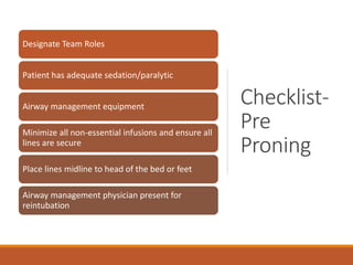 CACCN Conference: ARDS & Prone Position | PPTX