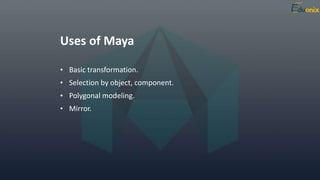 Beginners Guide to Modeling with Maya | PPTX | 3-D Graphics | Computer ...