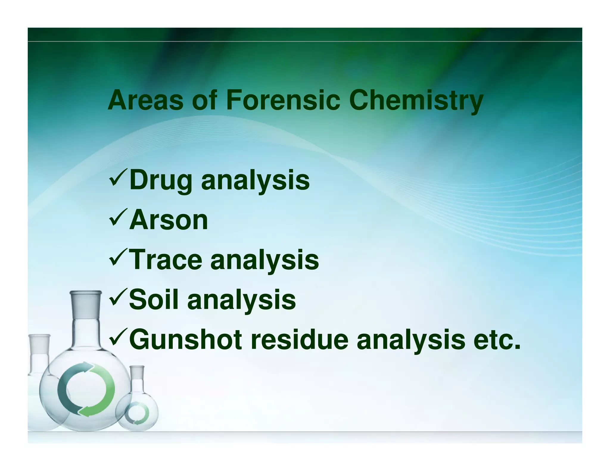 Forensic Chemistry | PDF | Chemistry | Science