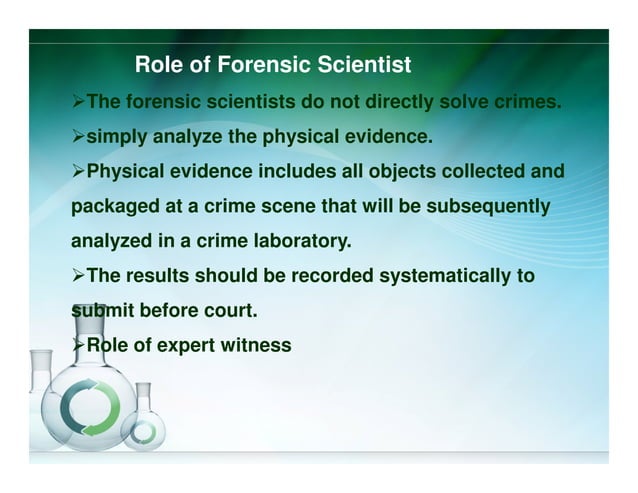 Forensic Chemistry | PDF | Chemistry | Science