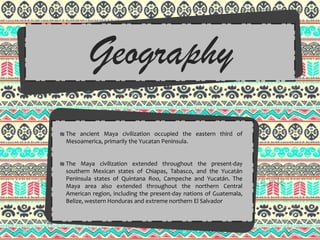 Maya civilization | PPTX