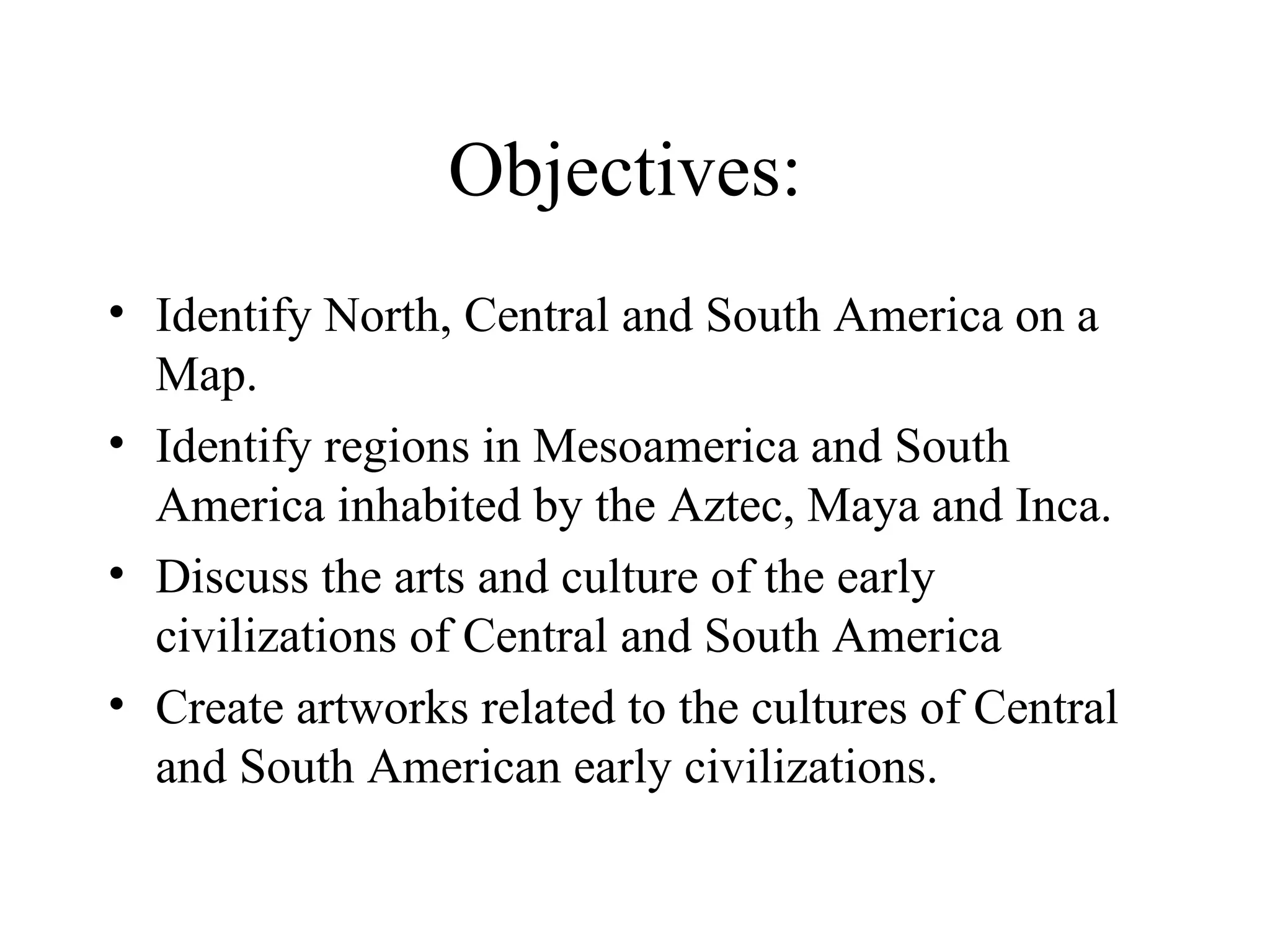 Maya, aztec & inca civilizations (Mayan and other calendars) | PPT