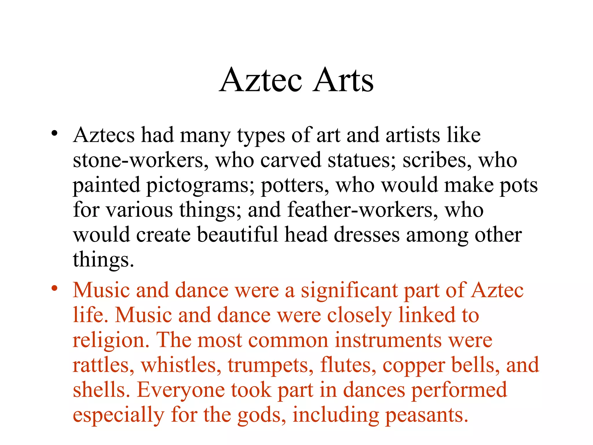 Maya, aztec & inca civilizations (Mayan and other calendars) | PPT