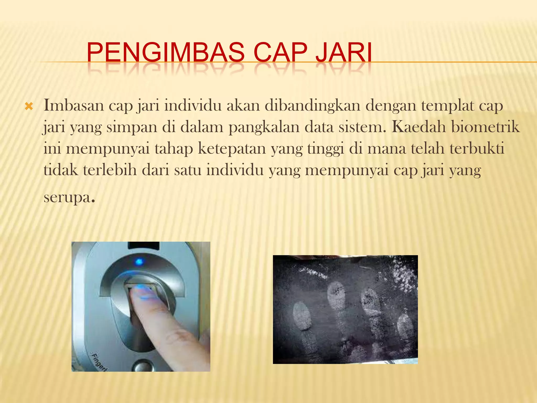 Langkah keselamatan biometrik | PPTX