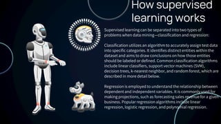 SUPERVISED LEARNING AND UNSUPERVISED LEARNING | PPTX