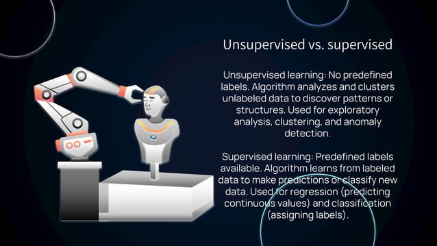 SUPERVISED LEARNING AND UNSUPERVISED LEARNING | PPTX