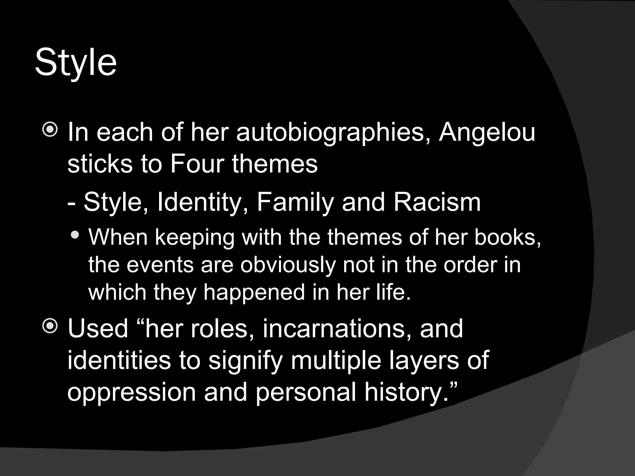Maya Angelou Powerpoint- DOWNLOAD IT | PPT