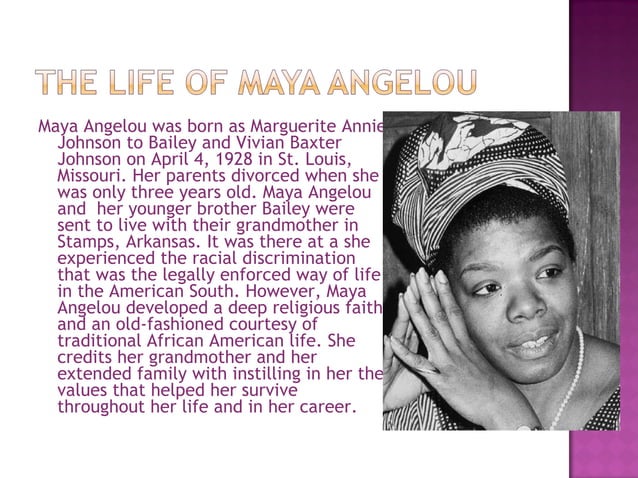 Maya angelou | PPT