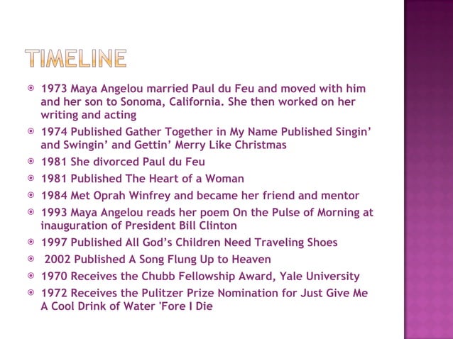 Maya angelou | PPT
