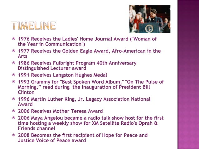 Maya angelou | PPT