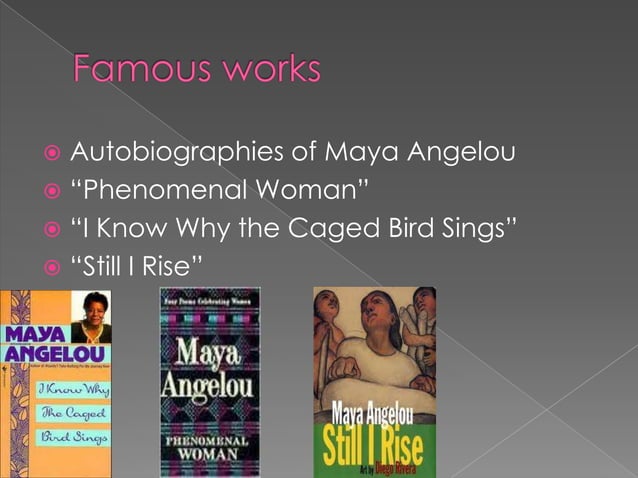 Maya angelou | PPTX