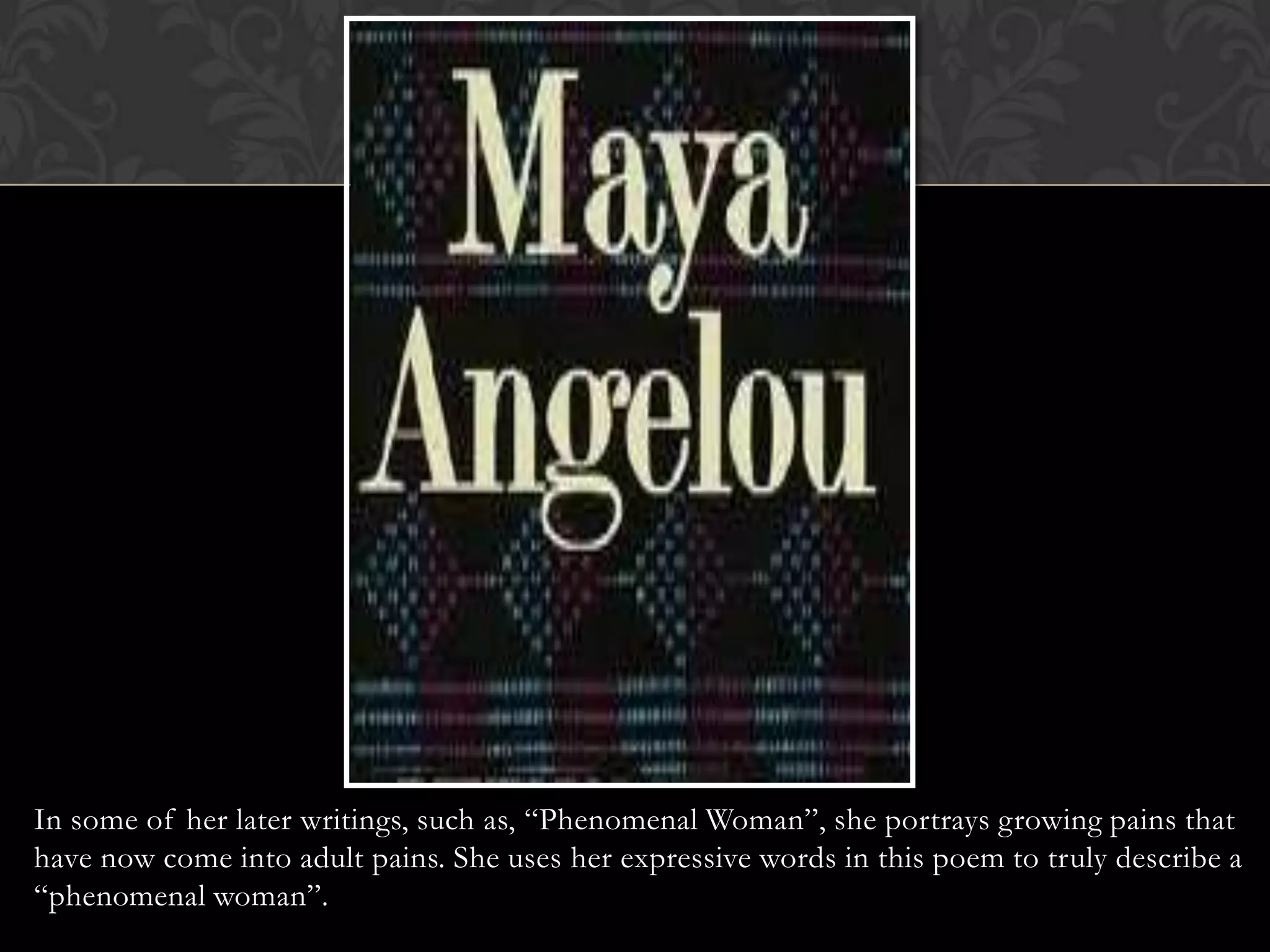 Maya angelou | PPT