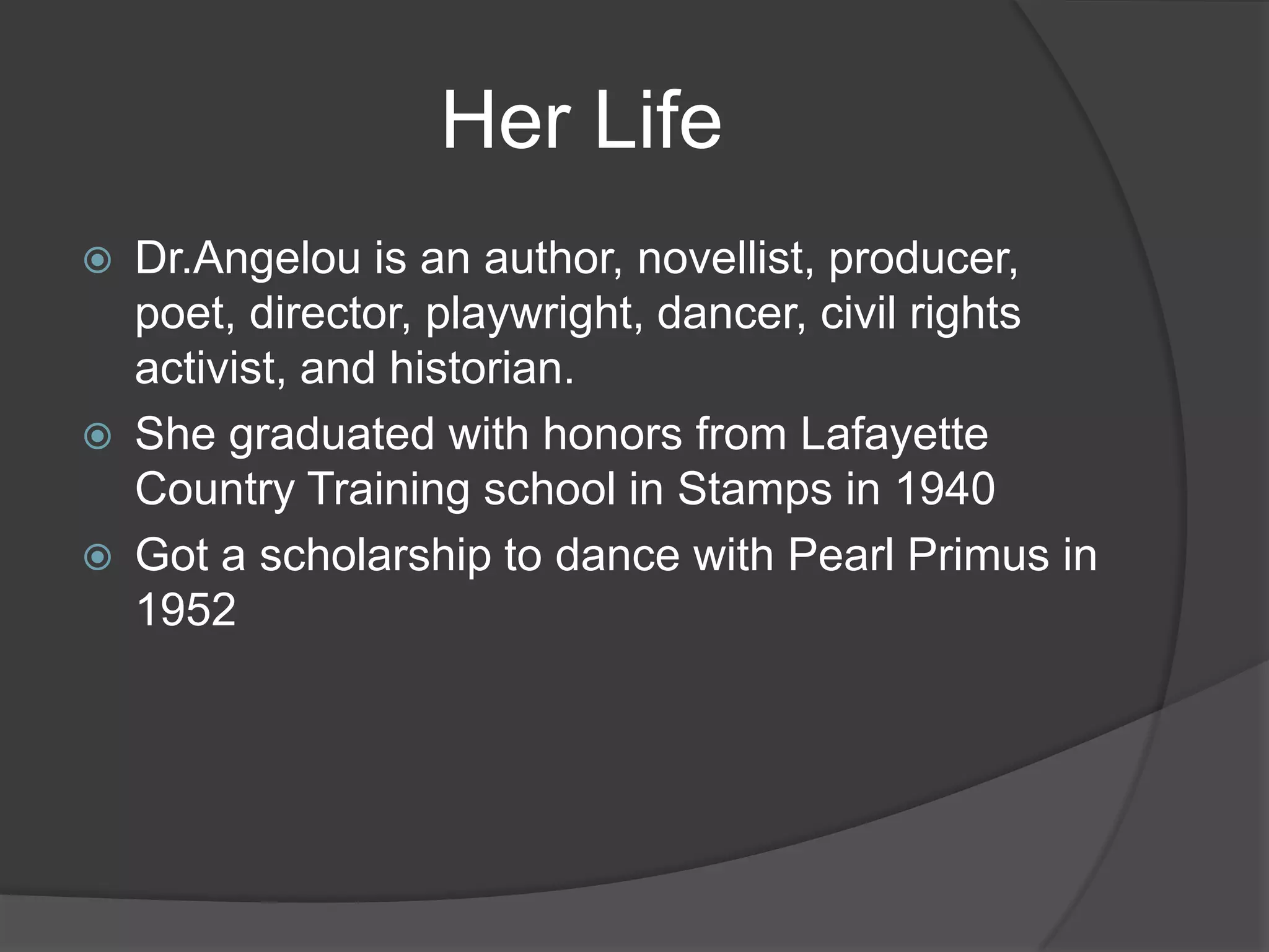 Maya angelou | PPT