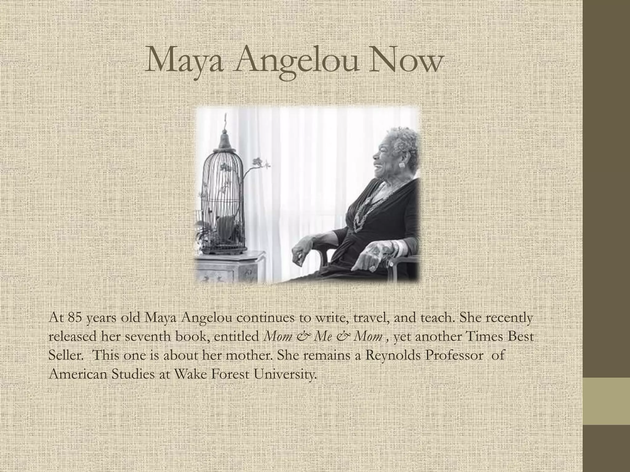 Maya Angelou 1928-2014 | PPTX