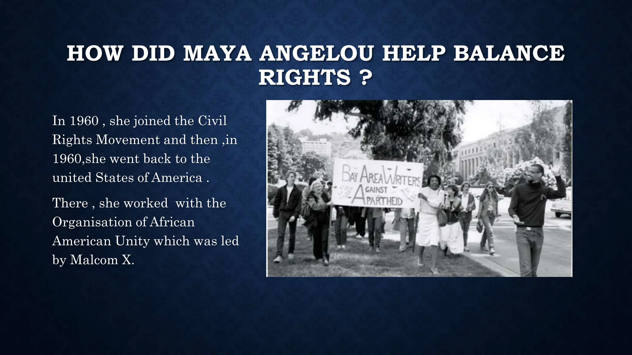 Maya Angelou (1928-2014).pptx | Poetry | Books and Literature