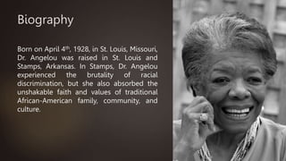 Maya Angelou Introduction. Her life and work - long version.pptx