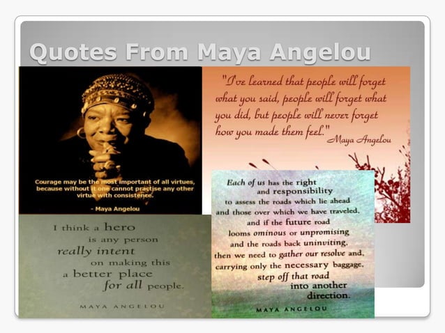 Maya angelou power point | PPTX