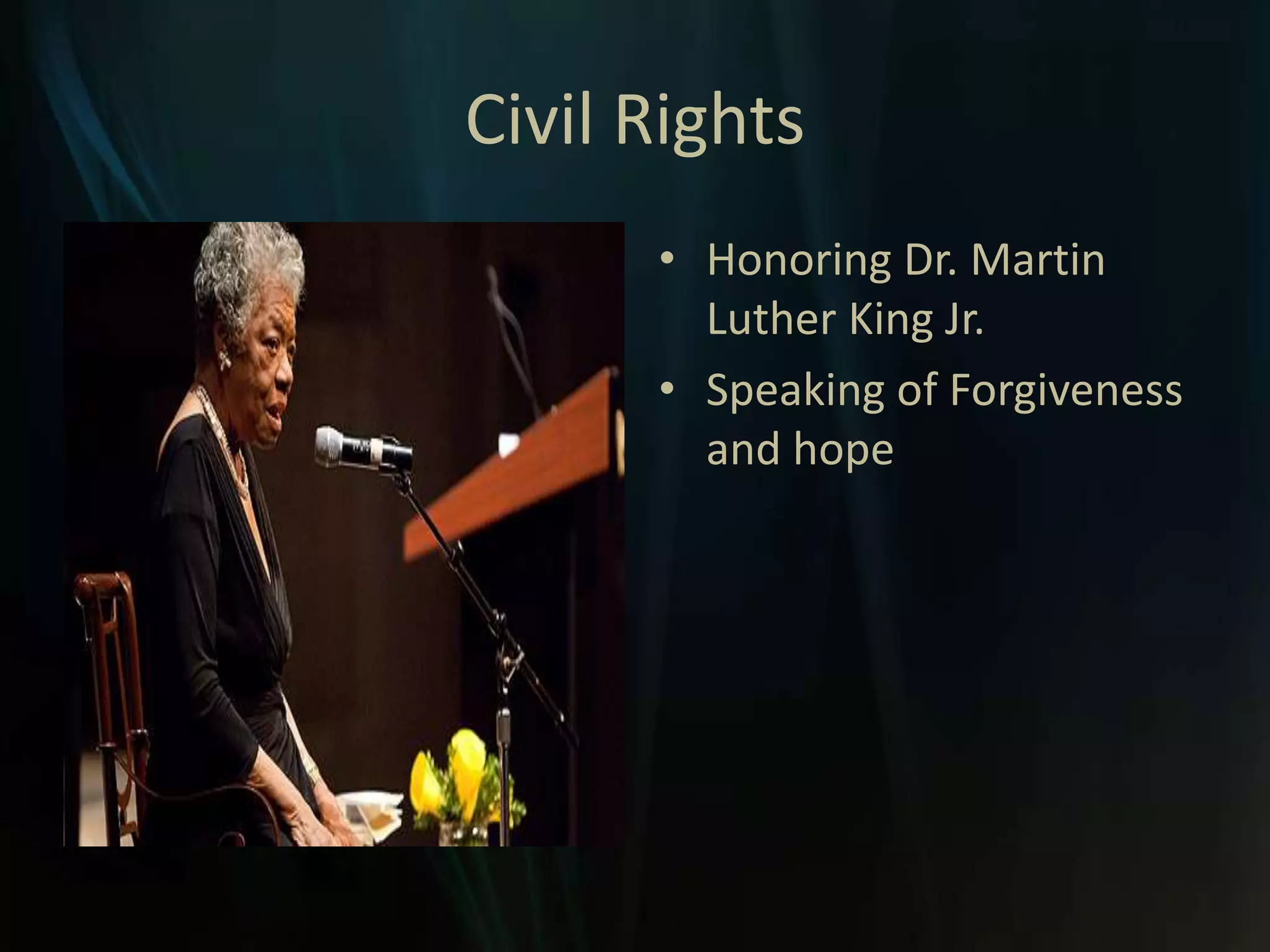 Kaufmann Powerpoint Presentation Maya Angelou | PPTX