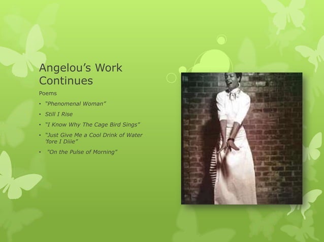 Maya angelou slideshow | PPTX