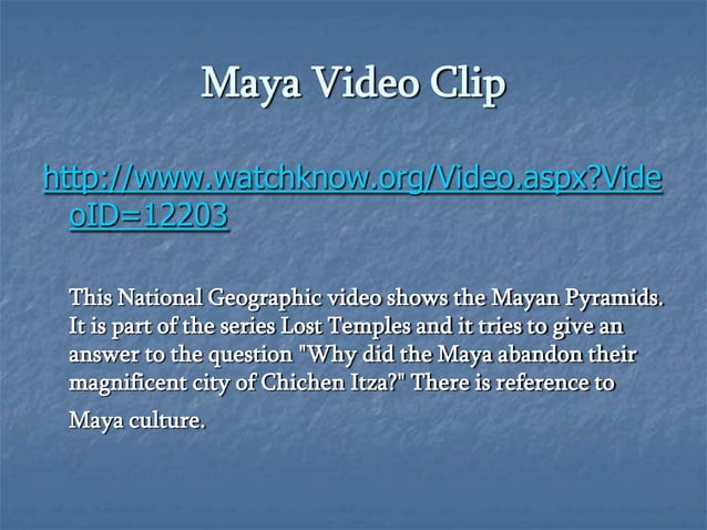 Maya, Aztec, and Inca | PPTX