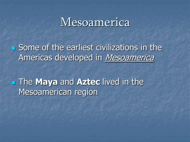 Maya, Aztec, and Inca | PPTX