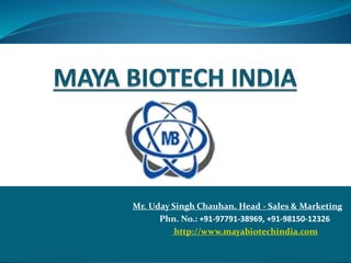 MAYA BIOTECH INDIA | PDF