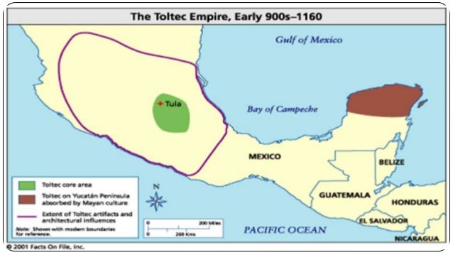 Toltec Map Toltec Civilization Ancient History Encyclopedia