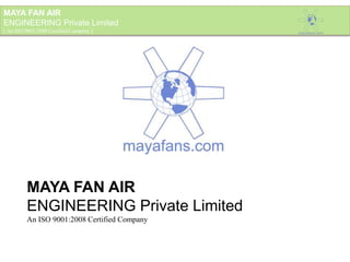 Maya FRP Fan Special Features presentation | PPT