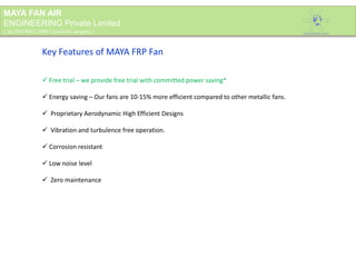 Maya FRP Fan Special Features presentation | PPT