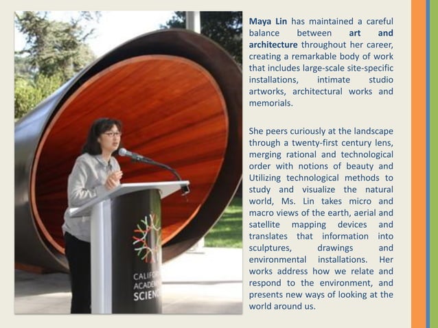 Maya lin | PDF | Geography | Science