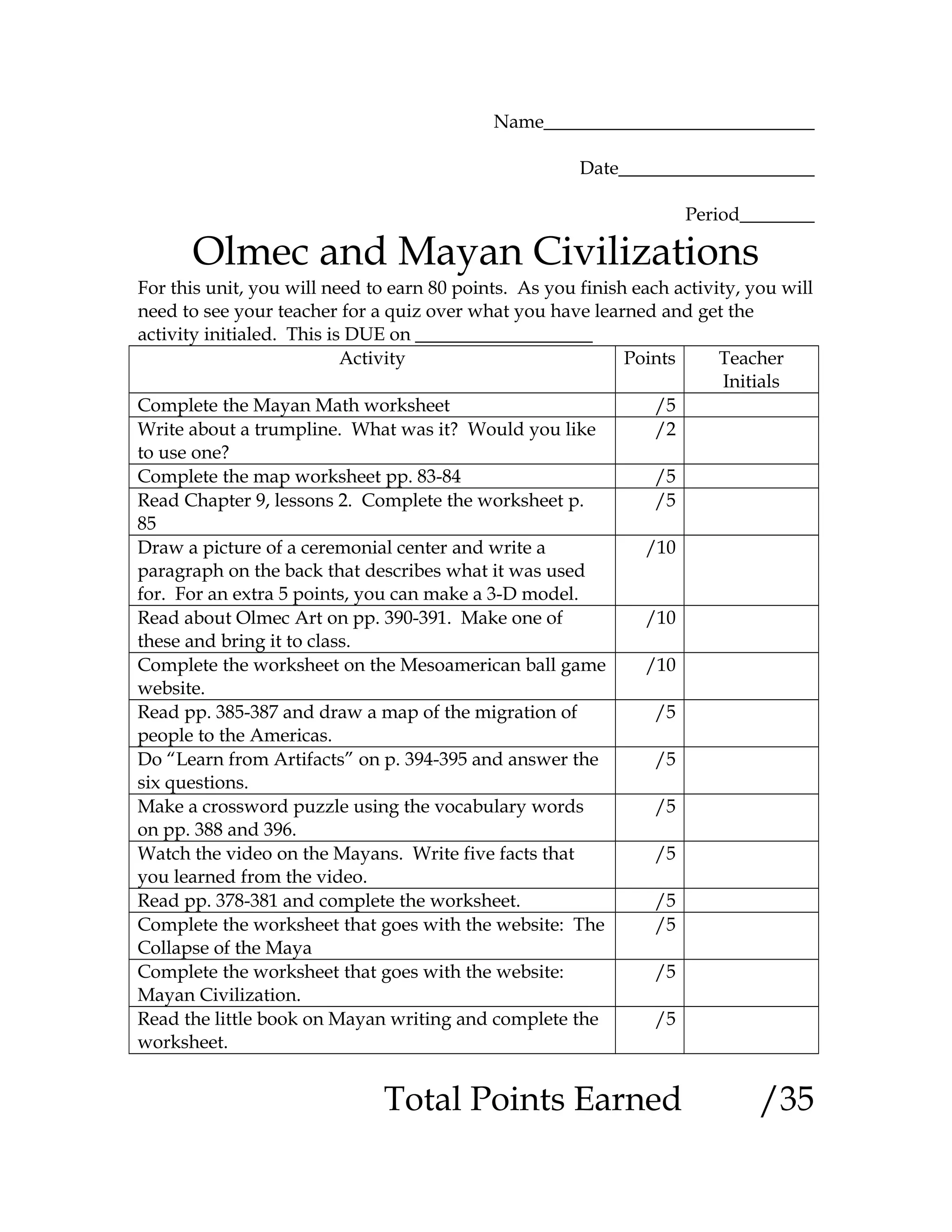 Mayan olmec layers | DOC
