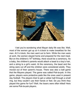 Mayan archeology | PDF