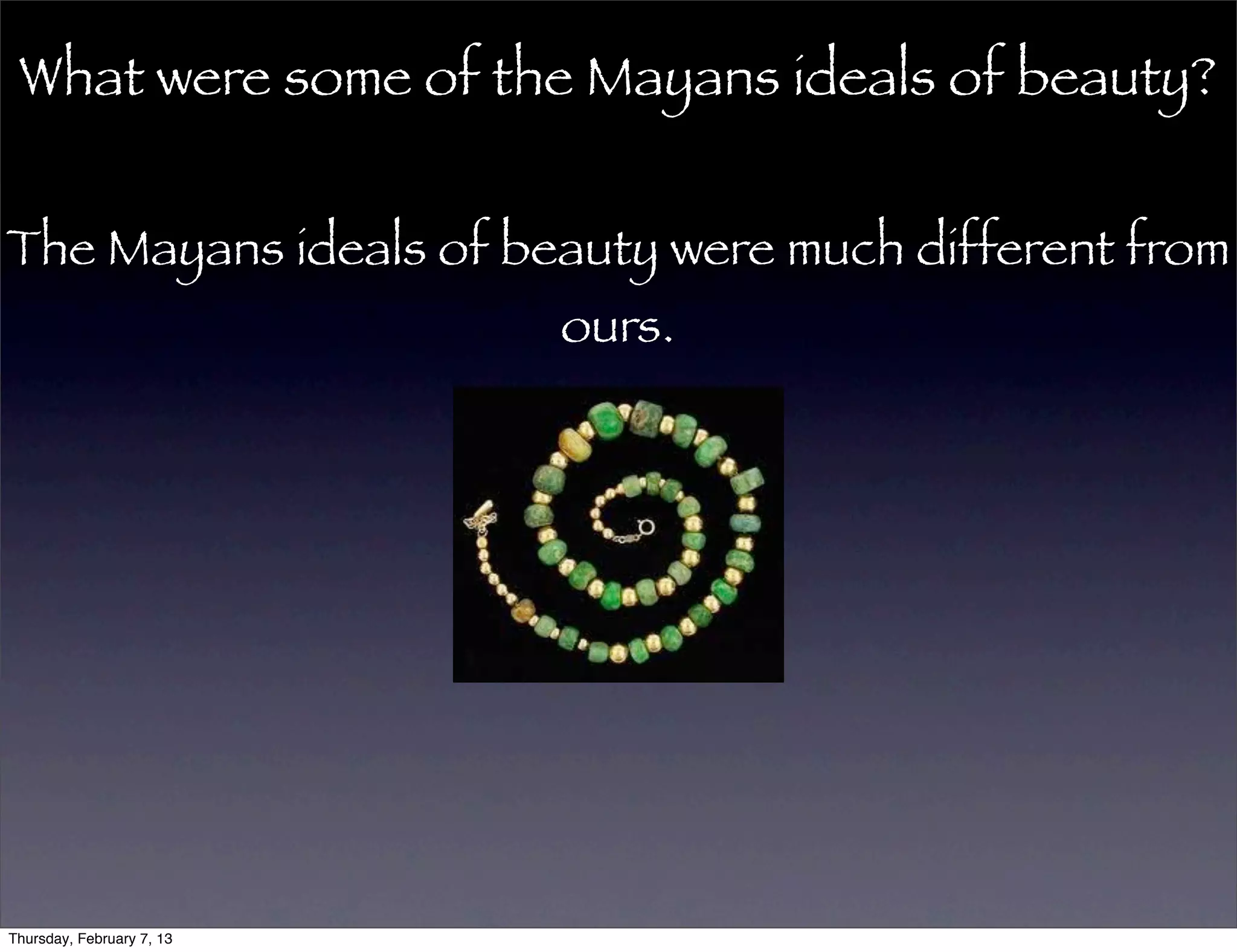 Mayan beauty | PDF