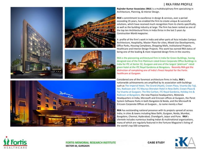 Fortis memorial research institute (Gurgaon) | PDF | Healthcare ...