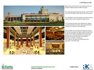 Fortis memorial research institute (Gurgaon) | PDF