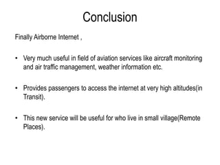 Airborn technology | PPTX | Computer Networking | Computing