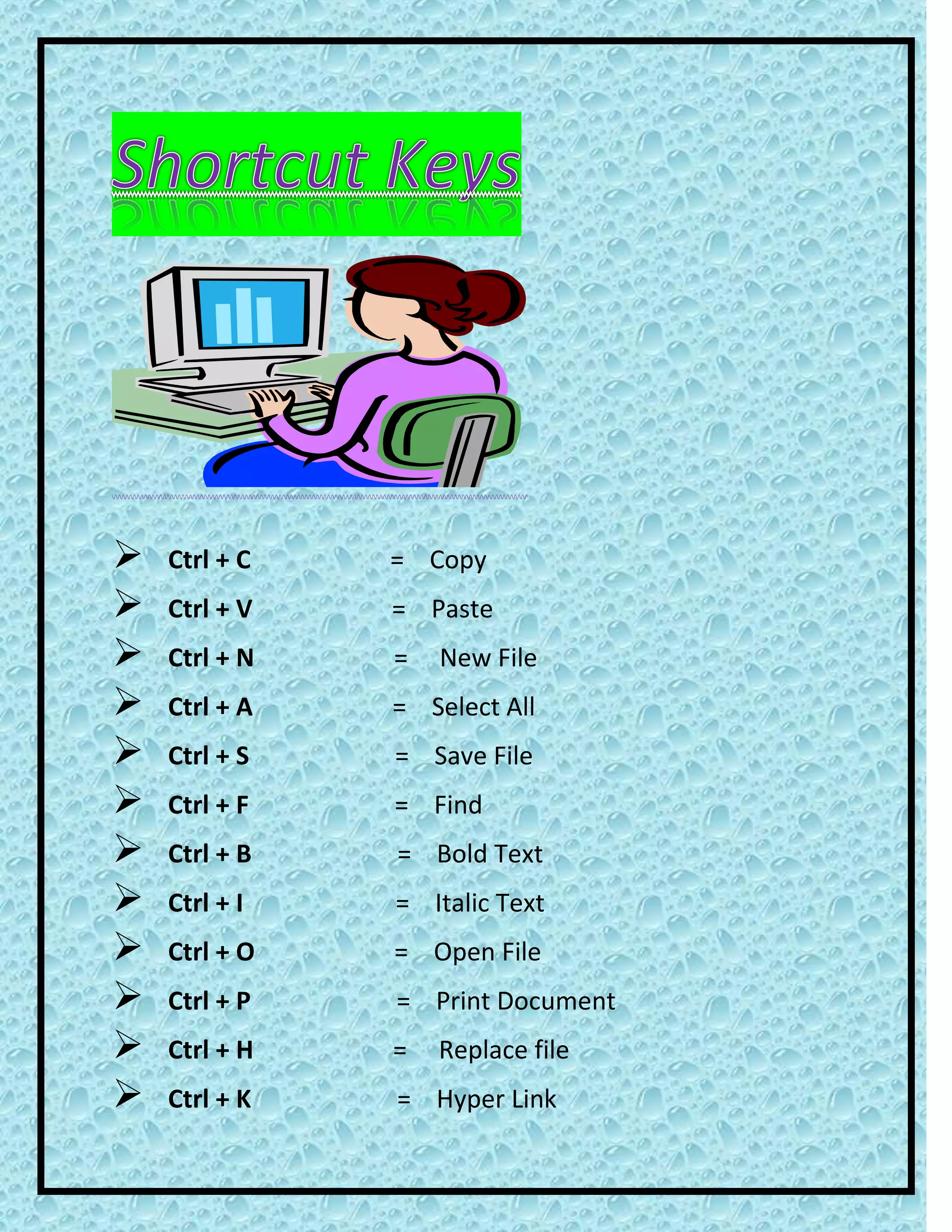 COMPUTER BASICS, GENERATION, SHORTCUT KEYS, FULL FORMS RELATED IN IT ...