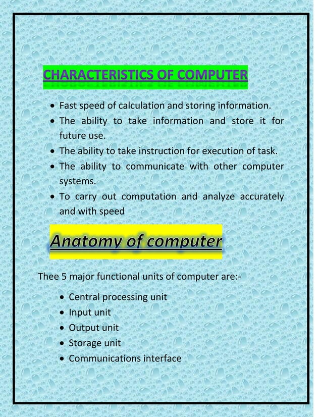 COMPUTER BASICS, GENERATION, SHORTCUT KEYS, FULL FORMS RELATED IN IT | PDF | Data Storage and ...