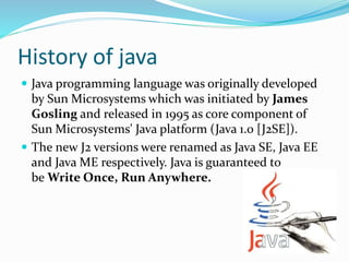 C, C++, Java, Android | PPT