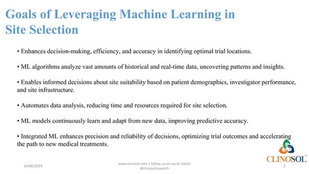 Data-Driven Site Selection: Leveraging Machine Learning | PPT