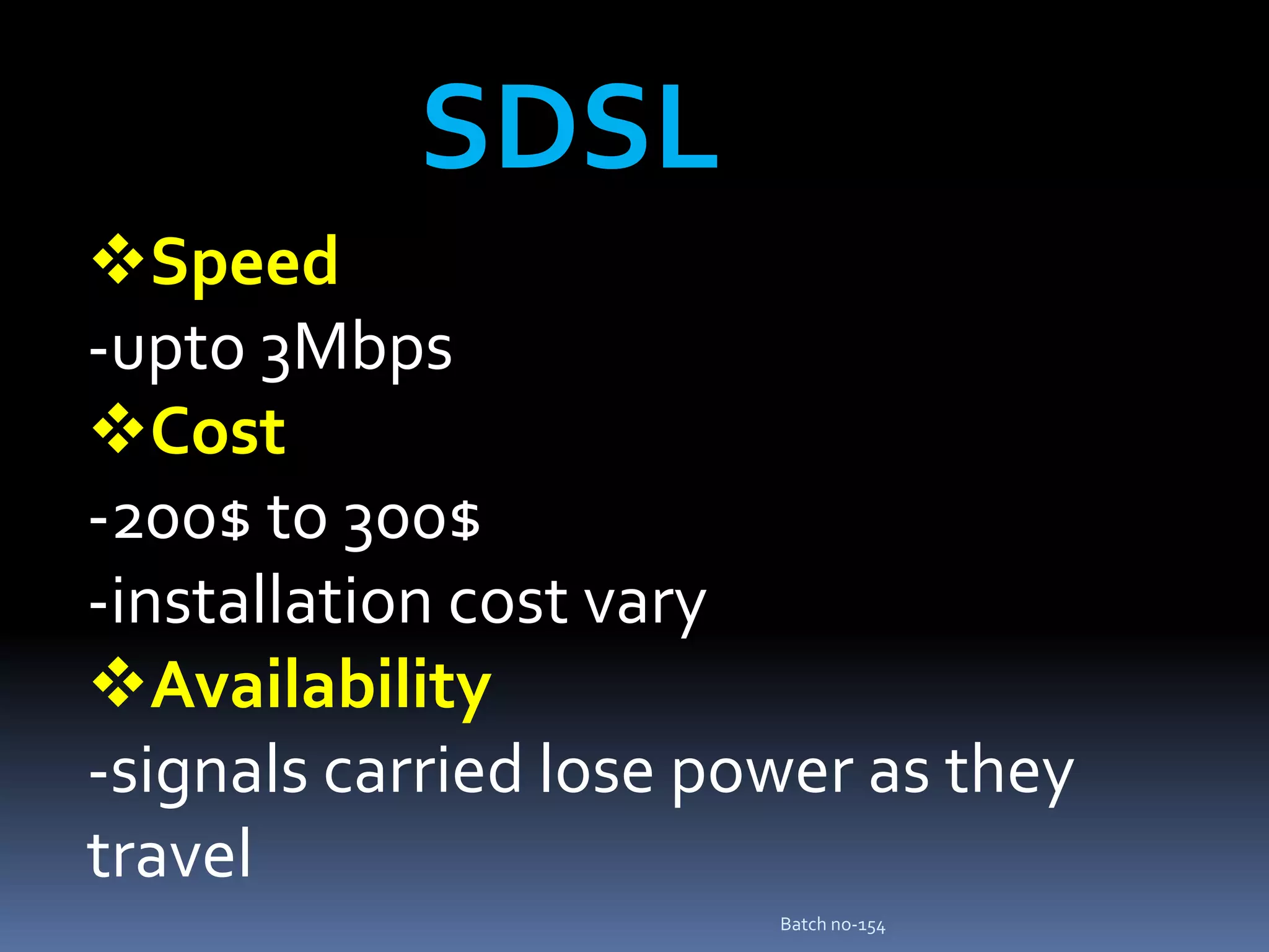 Types of internet connections | PPTX