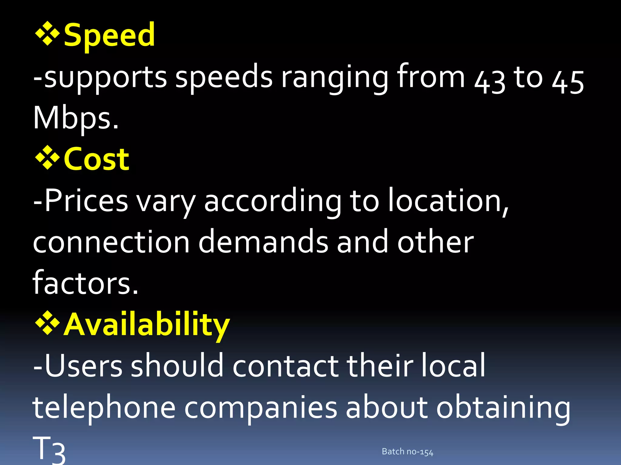Types of internet connections | PPTX
