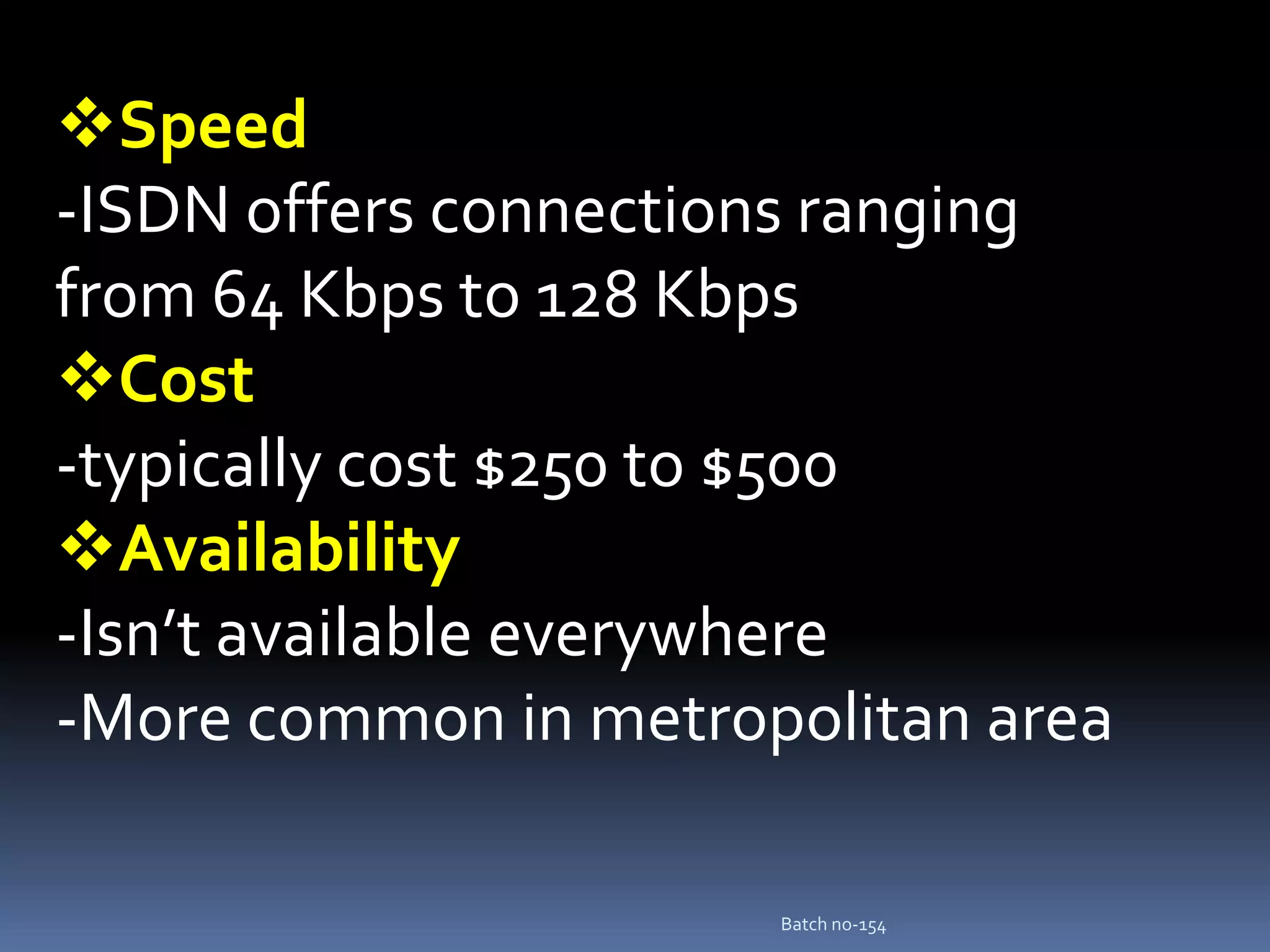 Types of internet connections | PPTX