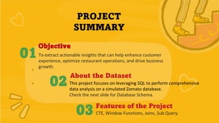 Food Delivery App Database Analysis -- SQL Project | PDF