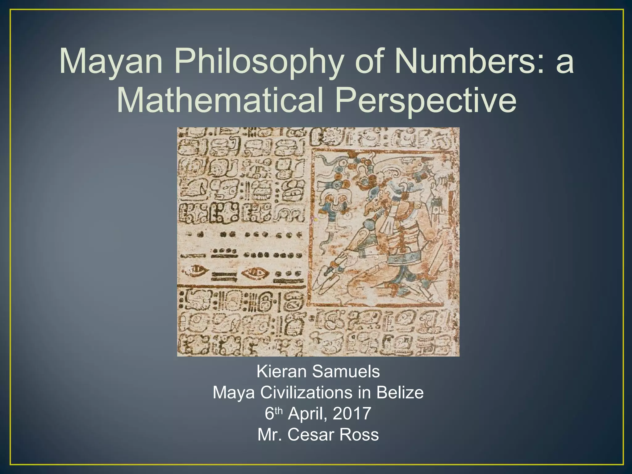 Mayan Numeric System | PPT