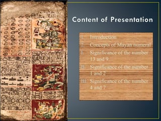 Mayan Numeric System | PPT
